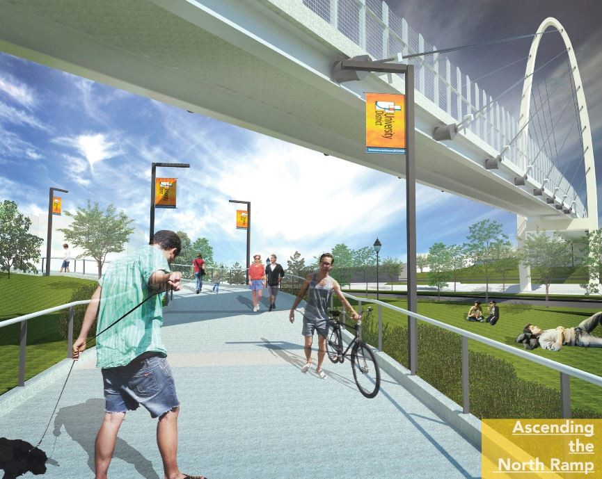 University District Gateway Bridge Ascending the North Ramp | The ...